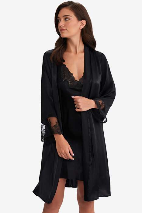 Saten Gecelik Modelleri ve Saten Gecelik Takımı - Ayyıldız